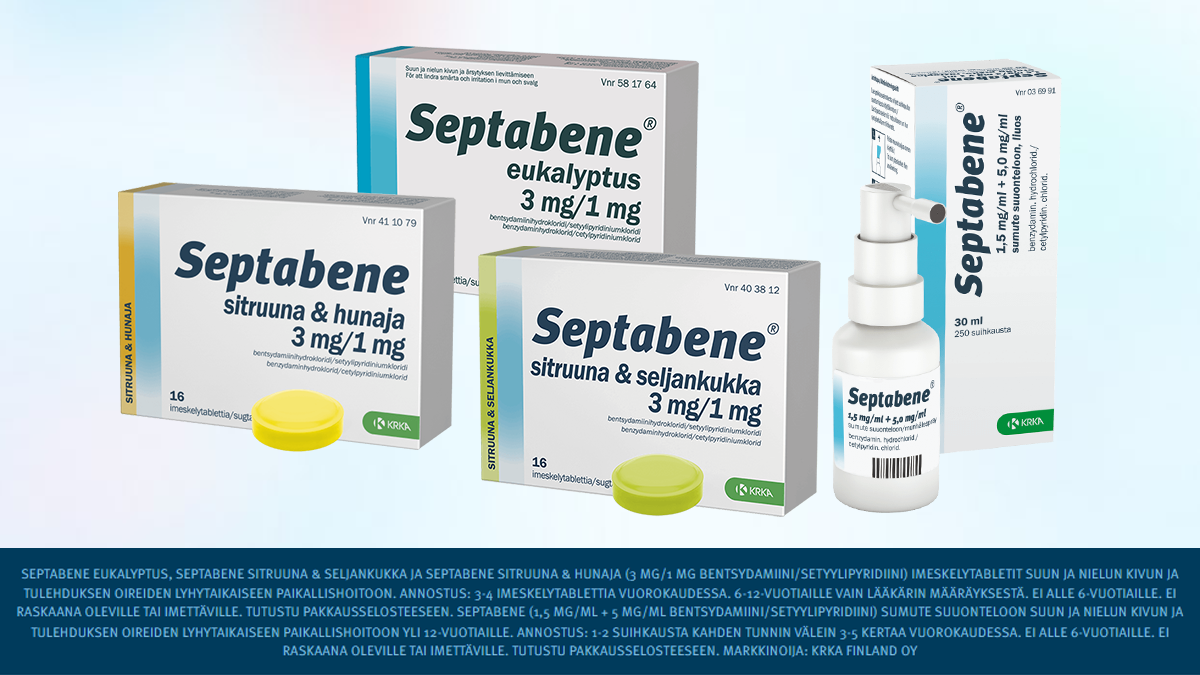 Septabene - Kurkkukivun lievitykseen!